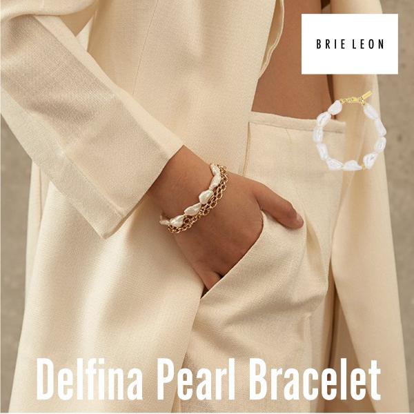 ■BRIE LEONDelfina Pearl Bracelet made in Australiaオーストラリアから日本に到着したBRIE LEON。シンプルながらも、存在感・高級感があり、手元を華やかにしてくれます。パールが自然のままで...