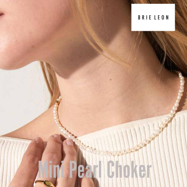 ■BRIE LEONMini Pearl Choker  made in Australiaオーストラリアから日本に到着したBRIE LEON。シンプルながらも、存在感・高級感があり、首元を華やかにしてくれます。ゴールドはゴールドコーティン...