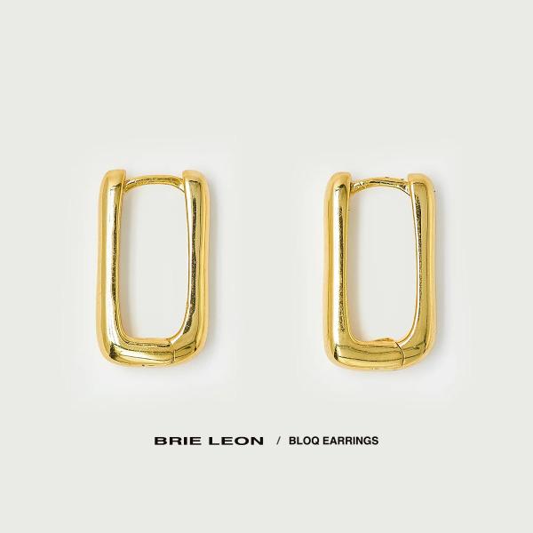 ▼BRIE LEON / BLOQ EARRINGSブリーレオン / ブロックイヤリング「モードなブロックピアス」溶けたレンガからのテクスチャからインスピレーションを得たモードなピアス。【BRIE LEON】2014年に設立したBRIE L...