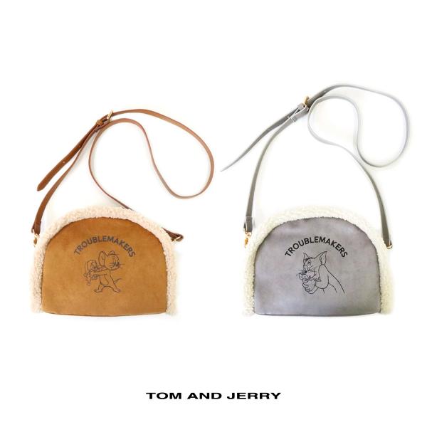▼TOM and JERRY / フレンズボアショルダーバッグ＼TROUBLE MAKERS／フレンズボアシリーズが新登場！！スエードとボアを使用したムートン風のショルダーバッグ。肌触りが良く、小物で季節感を取り入れられるのでオススメ！口が...