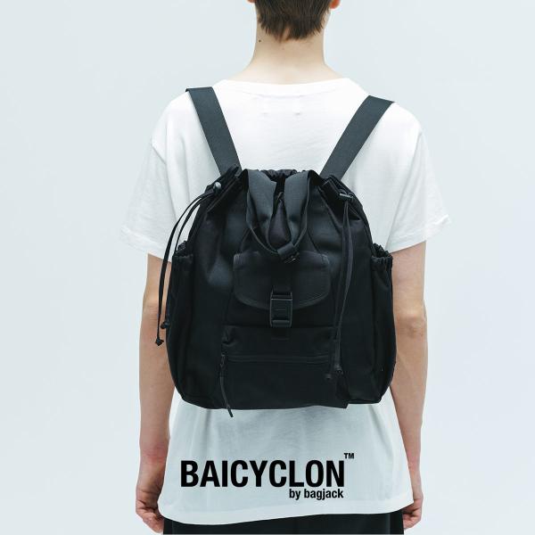 ▼BAICYCLON by bagjack / バイシクロンバイバッグジャックDRAWSTRING BACKPACK - BCL-76・CORDURA NYLONで作られたドローストリングで開閉する仕様になっております。・ドローストリングに...