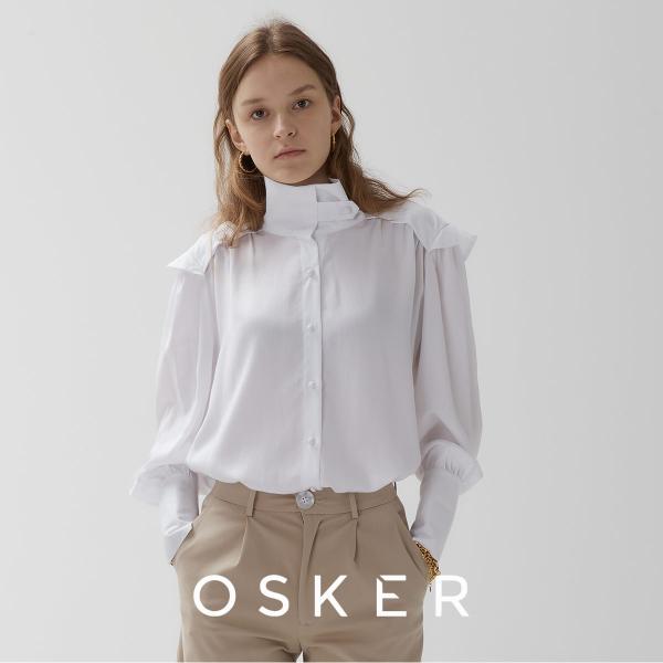 ●OSKER / Immediately KnownバルーンスリーブフリルシャツOSKER(オスカー)は2013年にデビューしたオーストラリアのブランドです。コンセプトは”Model Off Duty”(モデルの休日ルック)をイメージ、クー...