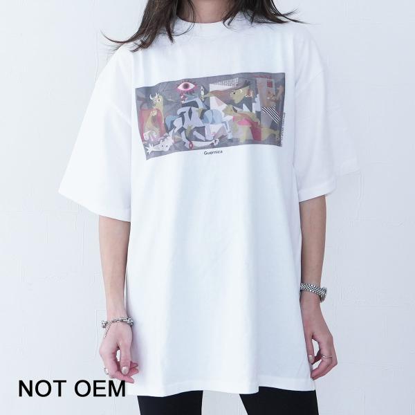 ▼ NOT OEM　/　Guernica TEE【パブロ・ピカソのオフィシャルライセンスアイテム】スペイン画家であるピカソが1937年にドイツ空軍のコンドル軍団によってスペイン、ビスカヤ県ゲルニカが受けた無差別爆撃を描いた名作「ゲルニカ」バ...