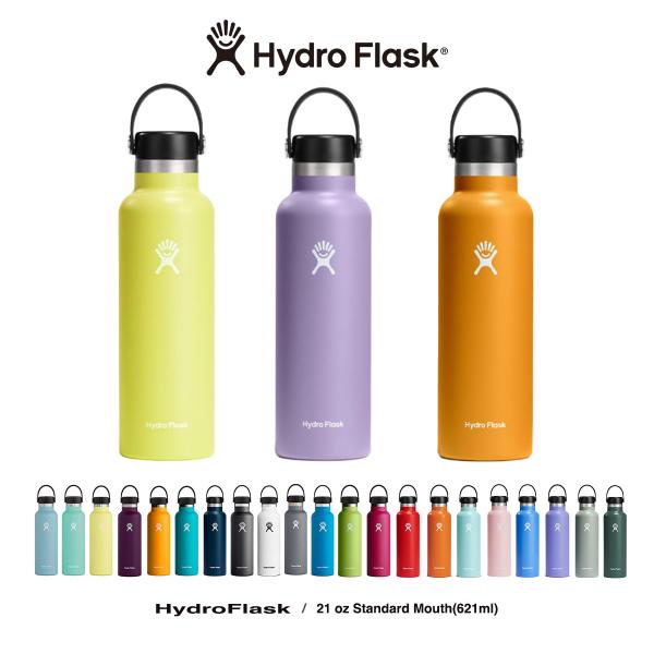 ▼HydroFlask / 21oz Standard Mouth 621ml 「Hydration 21oz Standard Mouth」は、持ち運びやすさと容量のバランスが完璧なベストセラーモデル。 スリムなボディはバッグのサイドポケ...