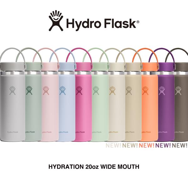 ▼HydroFlask  /  HYDRATION 20oz WIDE MOUTHHydroFlaskの最新ボトル(591ml)今流行りのカラー展開と最新デザインで見た目がさらに可愛くなりました！高い機能性とかわいいシルエットのボトルは毎日...