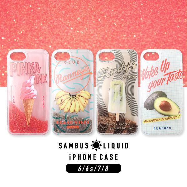 AccommodeサンバスリキッドiPhoneケース太陽が似合うサマーガールなiPhoneケース夏を感じさせるモチーフのオリジナルグラフィックをプリントしたiPhoneケース。ラメ入りのオイルインで透明感と輝きをプラス！夏の日差しに似合う涼...