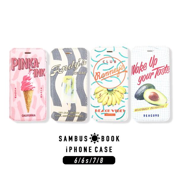 AccommodeサンバスリキッドiPhoneケース太陽が似合うサマーガールな手帳型iPhoneケース夏を感じさせるモチーフのオリジナルグラフィックをプリントしたiPhoneケース。BOOK型ですが、薄くスッキリした本体がグラフィックを引き...