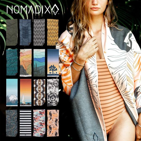 ▼NOMADIX / NOMADIX TOWEL(ノマディックスタオル)カリフォルニア州で生まれたノマディックスは、様々なデザインと機能性、そして環境に優しいタオルブランドです。サーフィンやキャンプをして毎日を過ごす中、環境汚染の問題につい...
