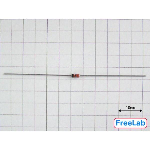 【商品説明】　数　量：１本単位　スイッチング・ダイオード（定番品）　規格：Vr=100V Io=200mA Pd=500mW Vf=1.0V　※お得な10本単位もあります。【この商品はネコポスで発送可能】