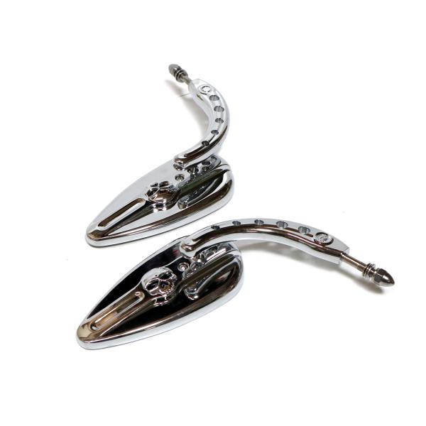 アメリカンバックミラー左右セット車検対応サイズ主にハーレー用ですが他車種でも取り付け可能です。各種ハーレーパーツ販売中です 商品内容 左右2個セットアルミ製取り付け説明書は付属していませんので取り付けに不安のある方は最寄りの自動車店にご相談...