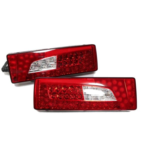 24V用トラックテールランプニューデザインのLEDテールランプです光量もあり視認性も抜群です商品内容 左右2個セット24V用取り付け説明書は付属していませんので取り付けに不安のある方は最寄りの自動車店にご相談ください。