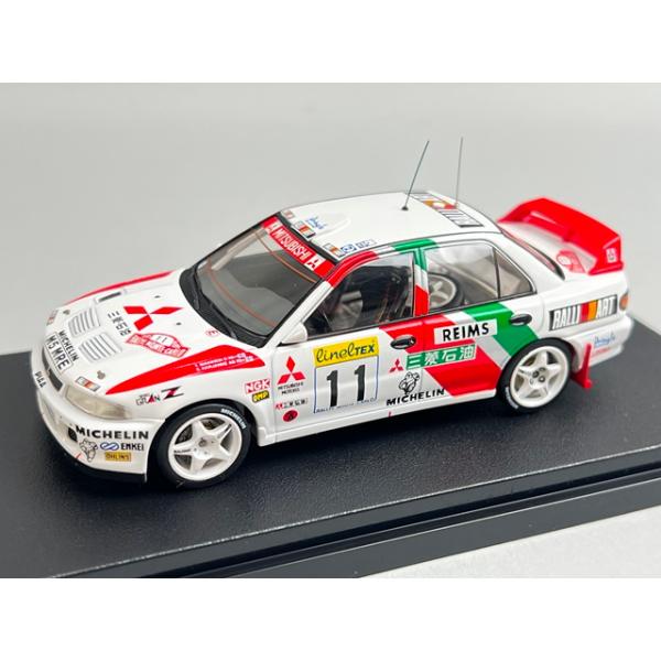 メーカーHPI　車体メーカー三菱　品番8545スケール1/43　商品状態中古品です。スリーブ、クリアケースにスレキズが見受けられます。※注意事項※経年変化による多少の色あせ、デカールの浮き、外箱やクリアケースのキズ・スレなどはご容赦ください...