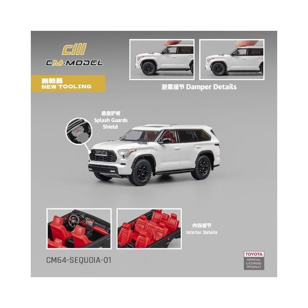【商品紹介】ダイキャスト※輸入品の為パッケージ等多少のダメージがある場合がございます。【メーカー】CM-Model【車体メーカー】トヨタ【品番】CM64-Sequoia-01【スケール】1/64【商品状態】新品です。※注意事項※経年変化によ...
