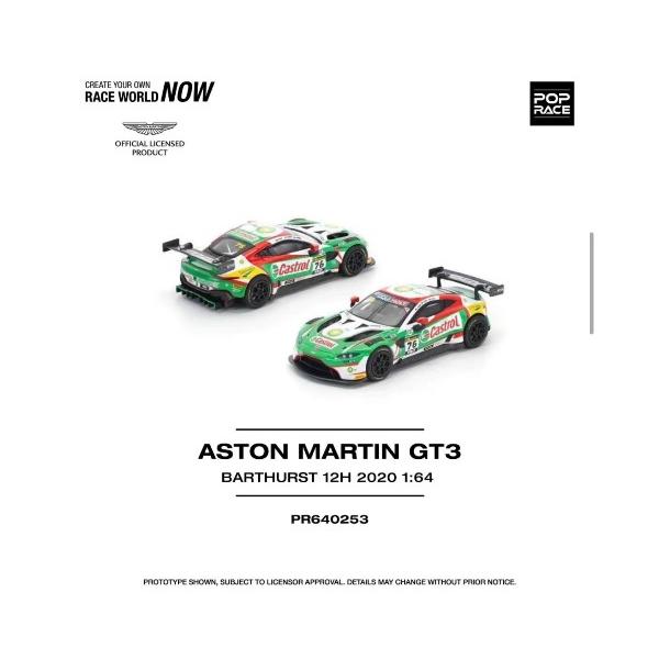 【発売日：2026年03月31日】【商品紹介】ダイキャスト 輸入品の為パッケージ等多少のダメージがある場合がございます。【メーカー】POP RACE【車体メーカー】アストンマーティン【品番】PR640253【スケール】1/64【商品状態】新...