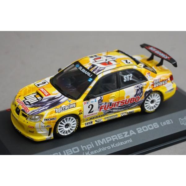 メーカーHPI車体メーカースバル品番948スケール1/43　商品状態中古品です。塗装ムラ、塗装はげが見受けられます。外箱、クリアケースにスレキズが見受けられます。※注意事項※経年変化による多少の色あせ、デカールの浮き、外箱やクリアケースのキ...