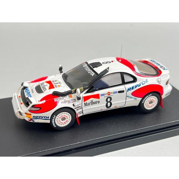 メーカーHPI　車体メーカートヨタ　品番8004スケール1/43　商品状態中古品です。シミが見受けられます。スリーブ、クリアケースにスレキズが見受けられます。※注意事項※経年変化による多少の色あせ、デカールの浮き、外箱やクリアケースのキズ・...