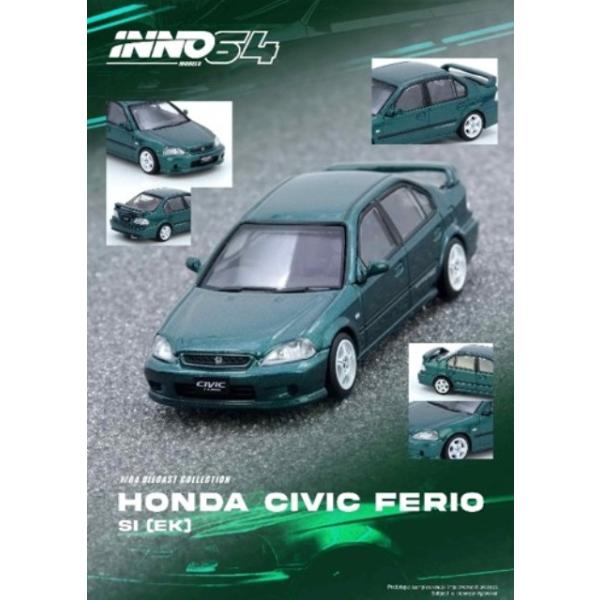 【商品紹介】ダイキャスト製【メーカー】INNO イノモデル【車体メーカー】ホンダ【品番】IN64-EKS-GREEN【スケール】1/64【商品状態】新品です。※注意事項※経年変化による多少の色あせ、デカールの浮き、外箱やクリアケースのキズ・...