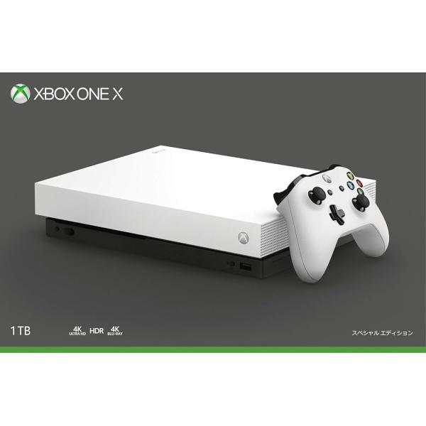 「商品情報」『Xbox One X ホワイト スペシャル エディション』は、大作ゲームをより美しい画面とよりスムーズな描画でプレイでき、ロード時間も短縮されるなどより没入感のある体験ができます。 また、Xbox One X は Xbox O...