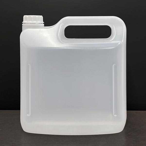 LDPEの5L容器です。キャップにパッキンが付いています。封印キャップ仕様
