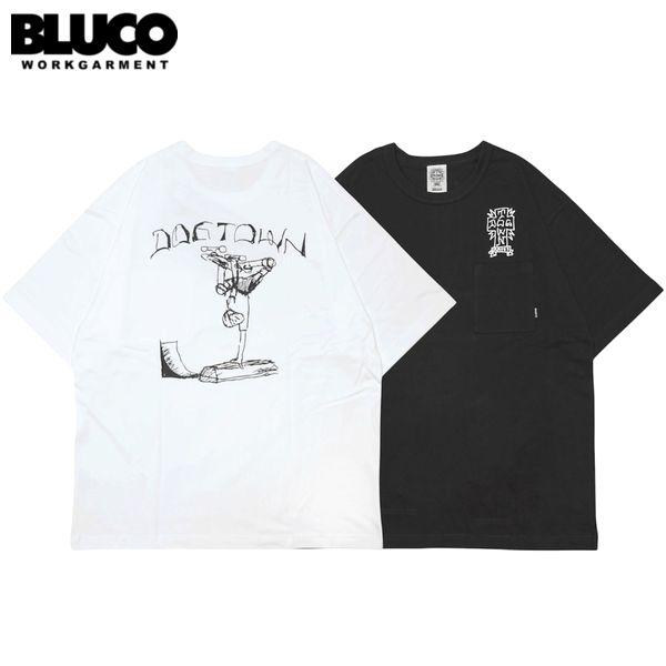 DOGTOWN×BLUCO / POCKET T-SHIRT-GONZ-・DOGTOWNとのコラボレーション、プレミアアイテム・生地から作成したオリジナルポケットTシャツ・MARK GONZALESによる描きおろしのDOGTOWNアートワー...