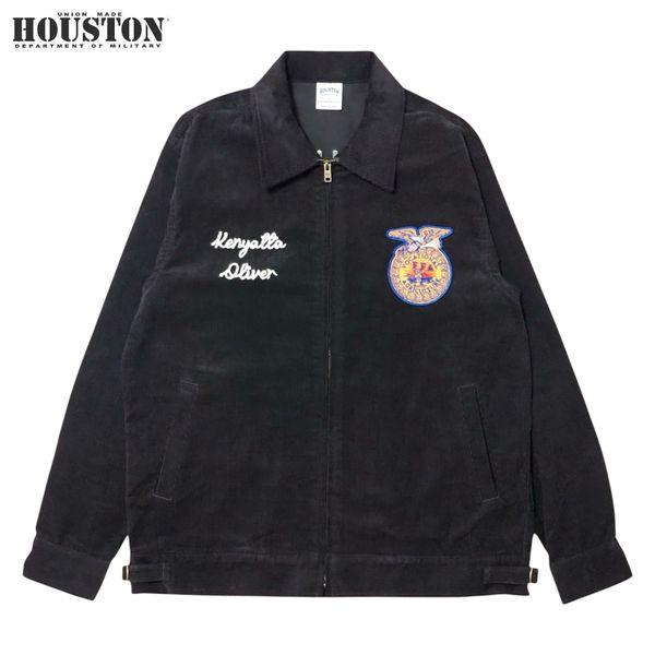 HOUSTON / CORDUROY FFA JACKET12ウェールの細畝コーデュロイを使用した刺繍ジャケット。装飾にはFFA(Future Farmers Agriculture)の略で、アメリカの農場国立学校のユニフォームをサンプリン...