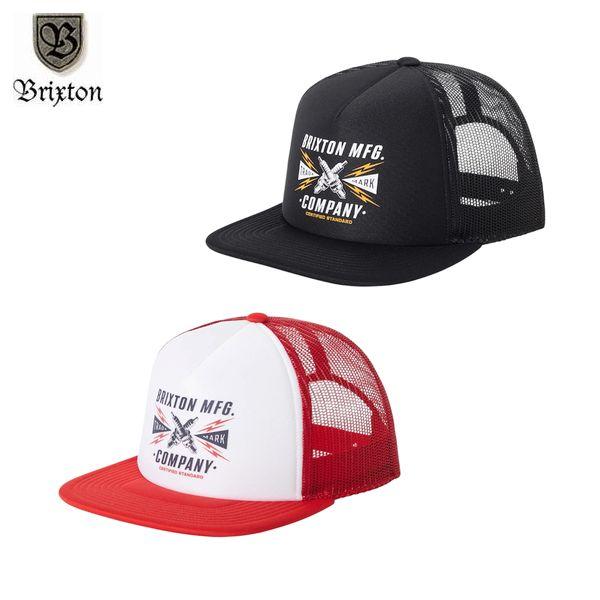BRIXTON / DANTON NP MP TRUCKER HATMP(ミディアムプロファイル):癖の少ないベーシックな被り心地【DESIGN】存在感のあるBrixton MFGグラフィックを配したミディアムプロファイルのトラッカーキャッ...