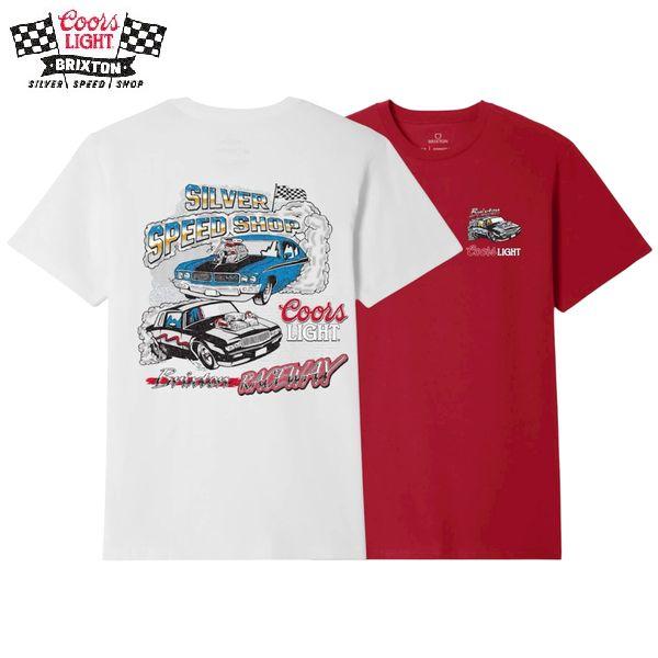 【BRIXTON X COORS LIGHT】【DESIGN】柔らかく通気性の高いコットンブレンド素材で仕立てられたロングスリーブTシャツ。鮮やかなスクリーンプリントデザインが立体感とエネルギッシュなビジュアルを生み出し、レーストラックのス...