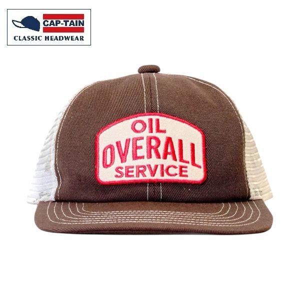 CAP-TAIN CLASSIC HEADWEAR / OIL SERVICE【MESH CAP】CAP-TAINからMESH CAPが登場。クラウンのフロント部分には芯が貼られておらず、フロント内のメッシュの硬さだけでラウンドを形成してい...