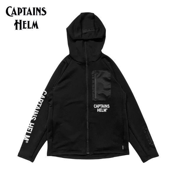 CAPTAINS HELM #W-S 2nd LAYER TECH HOODIE【Product Features】・HELMクルー、アンバサダーが活躍するフィールドの一つである雪山プロフェッショナルたちからの数々のフィードバックや、我々も...