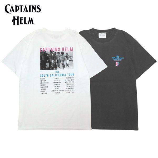 CAPTAINS HELM #SO-CAL TOUR SS TEE【Product Features】・ざっくりとした綿糸を使用した、程よいウエイトの着心地が魅力・古着のような質感のボディーカラーも特徴・スタンダードなシルエットはインナーに...