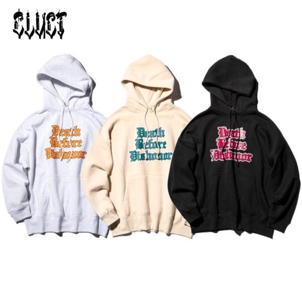 CLUCT から DBD [HOODIE] が入荷。「Death Before Dishonor」＝生き恥を晒すくらいなら死を選ぶメッセージ性が強い言葉がプリントされています。CONTENT _ 52% COTTON , 48% POLYE...