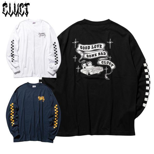 CLUCT / GOOD LOVE [L/S 6.2oz TEE] 049886.2ozの生地を使用したロングスリーブTシャツ。肉厚ボディ−で作成されインパクトの強いグラフィックがメインウェアからレイヤードスタイルのインナーまで幅広く活躍す...