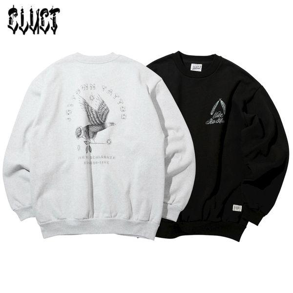 CLUCT / JOYTOWN [CREW SWEAT] 0512615.0オンスの裏起毛生地を使用したグラフィッククルースウェット。グラフィックメインのデザインがメインウェアからレイヤードスタイルのインナーまで幅広く活躍するマルチな１枚で...