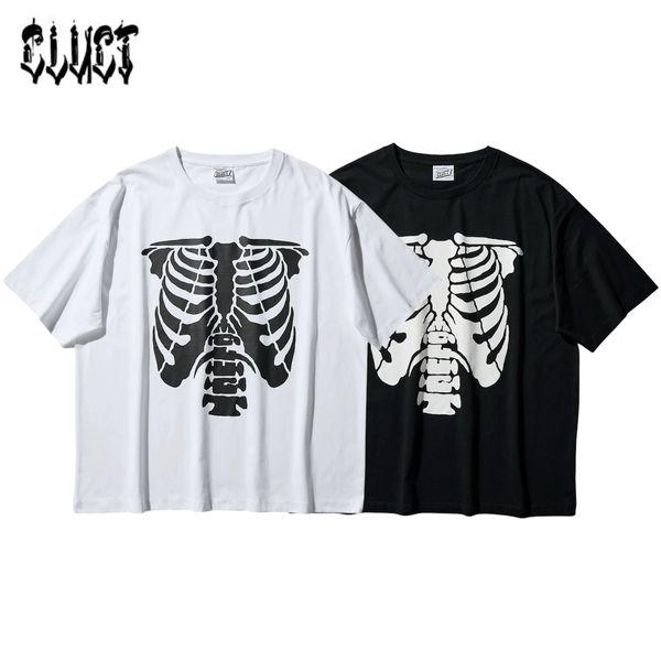 CLUCT / BONE [S/S W TEE] 051916.5オンスの生地を使用したワイドシルエットTシャツ。手描きによるインパクトの強いグラフィックがメインウェアからレイヤードスタイルのインナーまで幅広く活躍するマルチな1枚です。CO...