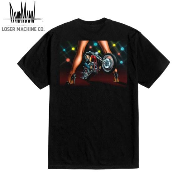 LOSER MACHINE / DAVID MANN LEGS STOCK T-SHIRT今は亡きモーター系グラフィティー界のレジェンドDAVID MANNの名作が落とし込まれたTシャツになります。今回のコラボアイテム限定オリジナルWネーム...