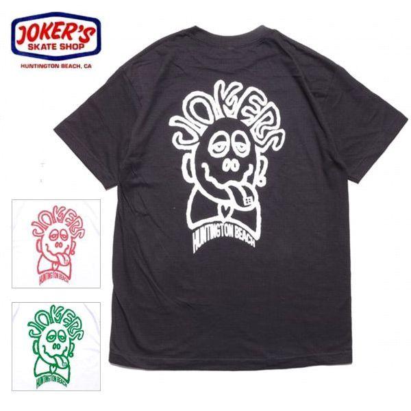 JOKERS SKATE SHOP/GROSSO LOGO TEESCREAMIN’ HANDを筆頭にSANTA CRUZで幾多の名グラフィックを生み出したJIM PHILLIPSが描いたJEFF GROSSOをベースにしたJOKERSなら...