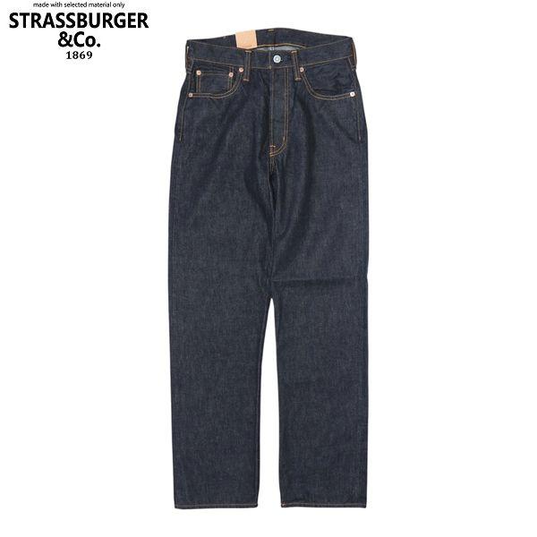 STRASSBURGER&amp;Co. / JUMBO 14.5oz STRAIGHT BF緯糸に茶綿を使用したセルビッチデニム『JUMBO DENIM』を使用した、ベーシックな王道ストレートシルエットのジーンズ。『ジーンズの原型』ともい...