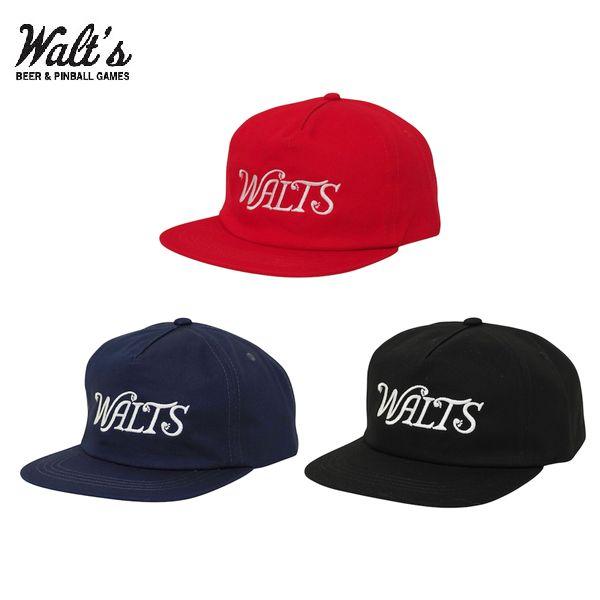 WALT'S BAR / WALTS LOGO TWILL CAP程良い高さが絶妙なキャップ。フロントのWALTSロゴはAlexis Ross(アレキシス・ロス)によるデザイン。ロゴは刺繍で雰囲気抜群。バックアジャスターでサイズ調整可能。■...
