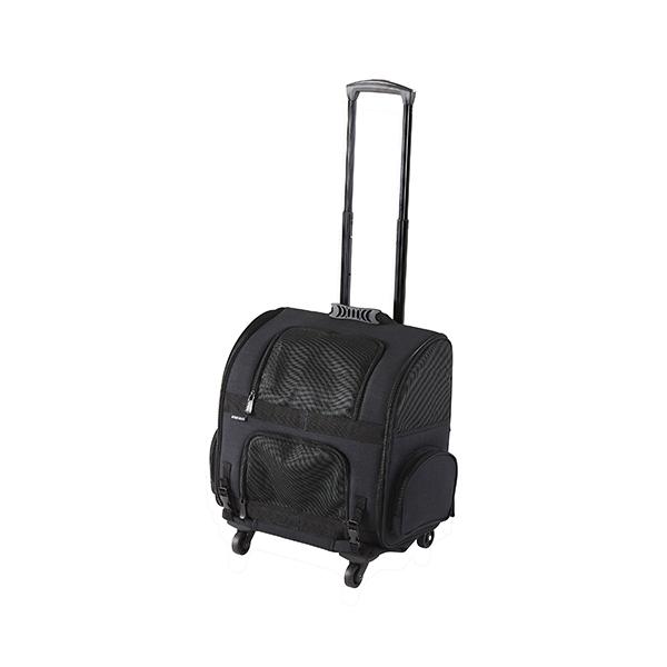 移動中も止まっているときも、ペットの姿勢がいつでもフラットになる”FLAT＆GO”機能（※特許取得済）で乗っているペットに不要なストレスを与えません。静音キャスターのスムーズな動きとフレキシブルな機動性で快適なお出かけが楽しめます。 ・FL...