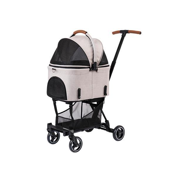 ペットとの暮らしにフィットする「ちょうどいい」ペットカートWiz新登場！ エアバギーがプロデュースした軽量でコンパクトなカートが発売されました。コット部分は簡単ワンタッチなコット着脱ができ、取り外して持ち運び便利なキャリースタイルでご使用い...
