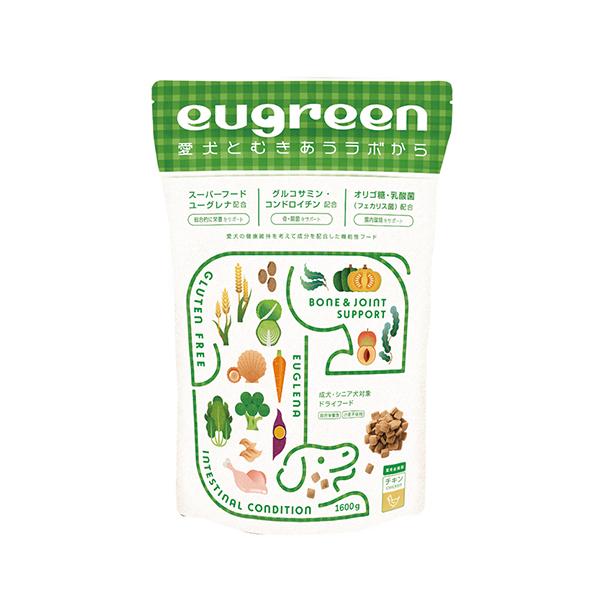 59種類の栄養素を持つユーグレナ配合のドッグフード！ ペットフードの未来を【ネオ・ヒューマンクオリティ】と掲げる当社では、人間用に注目される栄養素を活用してこれらの改善をサポートできるようなドライフード作りに挑み、完成したのが「eugree...