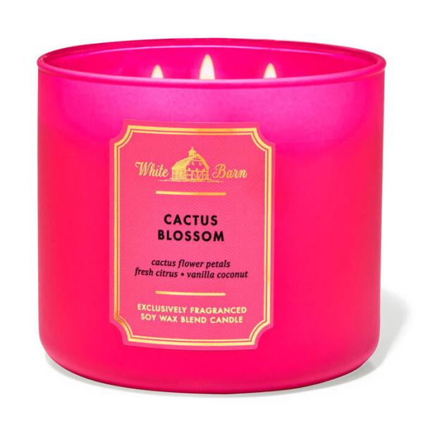 アメリカで大人気のBath&amp;BodyWorksのキャンドルです。14.5 oz. Filled CandleCactus Blossom　（カクタスブロッサム）■香り■甘くてさわやかなトロピカルオアシスの香り内容量：14.5oz /...