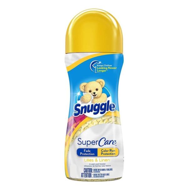 Snuggle(スナッグル)の香り付け専用ビーズ「セントブースター」お洗濯物と一緒に洗濯機へ入れるだけで、とってもいい香りにしてくれます☆入れる量によって香りの強さを調整することができるので、とっても便利！通常のお洗濯にプラスして、素敵な香...