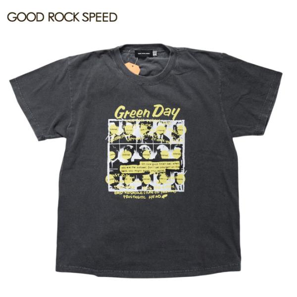 グリーン・デイ TシャツGreen Day T-SHIRTアメリカのパンク・ロックバンド「Green Day（グリーン・デイ）」の代表作「nimrod.」のアルバムアートワークを大胆に落とし込んだグラフィックTシャツ。スクエアの枠内に多層的...
