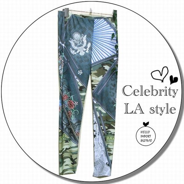 LA発セレブリティ/アーミー柄/バラ/薔薇/ローズ/S〜2L相当/LL相当/大きいサイズ/サブリメーション/LAファッション/labo/超個性のインパクト大o(★___★)o アーミーな柄☆!!サブリメーションプリントとは、従来の方法と異な...