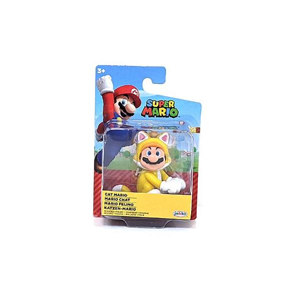 WORLD OF NINTENDOシリーズとして海外で発売された2.5インチサイズのネコマリオのフィギュアです。いっぱい集めて飾てね！ JAKKS PACIFIC,INC コンディション 新品 輸入品の為、パッケージにわずかな擦り傷などがあ...