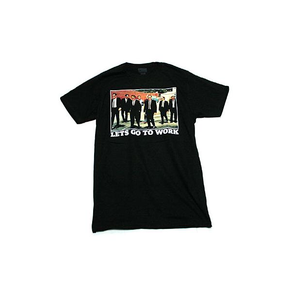 クエンティン・タランティーノ監督の傑作『レザボア・ドッグス Reservoir Dogs』のオフィシャルTシャツ。映画史に残るこのオープニングシーンはいつ見てもシビレますね！コンディション：新品※寸法は同じサイズでも一枚一枚多少の誤差があり...