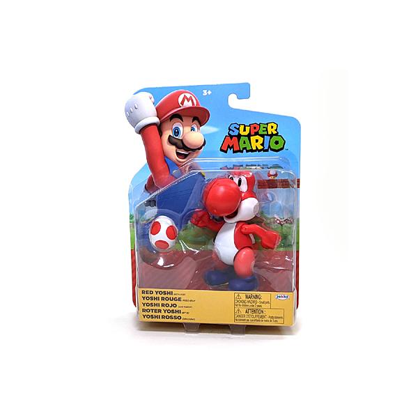 WORLD OF WORLD OF NINTENDOシリーズとして海外で発売されたあかヨッシーのフィギュアです。首や腕、足など合計５箇所の関節が可動。 JAKKS PACIFIC,INC コンディション 新品 輸入品の為、パッケージにわずか...