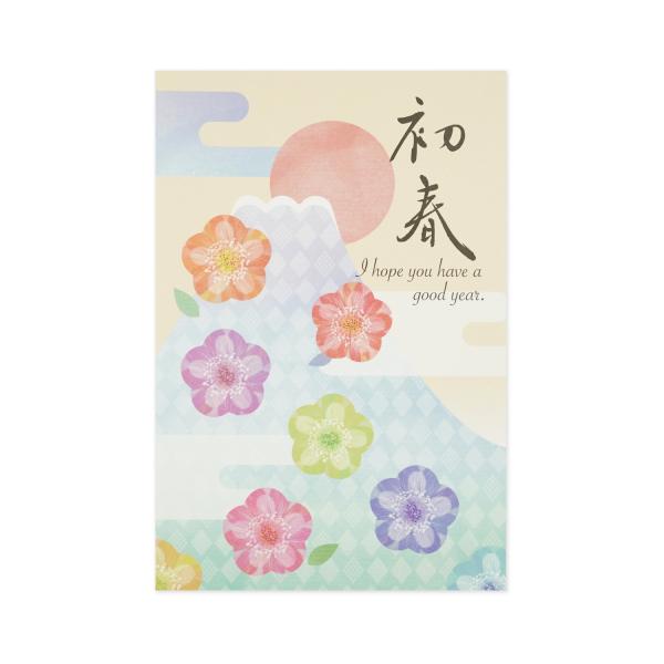 【仕様】<br>●内容：3枚入り<br>●サイズ：H148mm x W100mm<br>●森林認証紙使用<br><br>来年も使えるデザインの年賀状。同デザイン3枚入り。切手を貼っ...