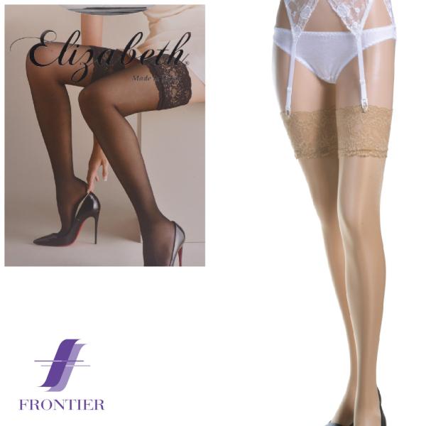 ●カラー　ティールベージュ●サイズ　M-L　ヒップ85-98cm　身長150-165cm●商品説明◇履き口に華やかなレースをあしらった上品で高い質感のガーターストッキング◇光沢のあるやわらかな素材を使った上質な履き心地◇足首にもピッタリフィ...